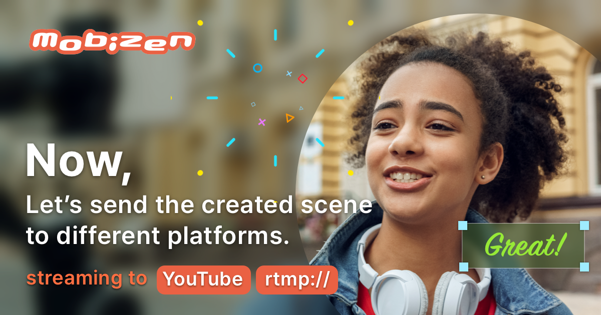 Web基盤のライブ配信ソフト - Mobizen Studio